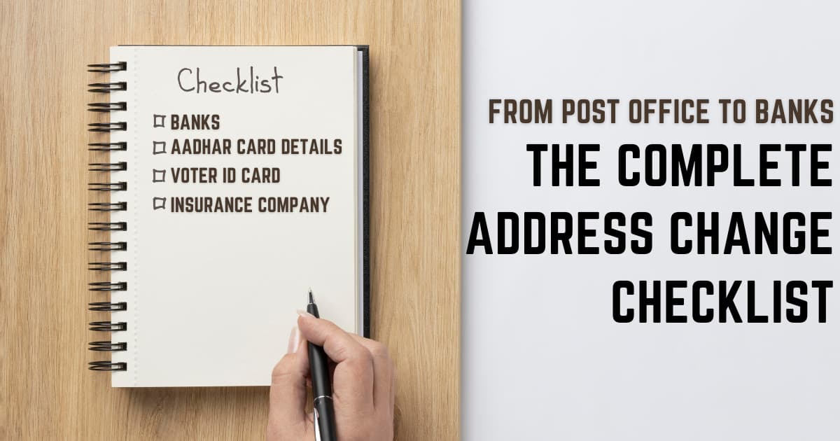 From Aadhar Card To Banks: The Complete Address Change Checklist | 6 ...